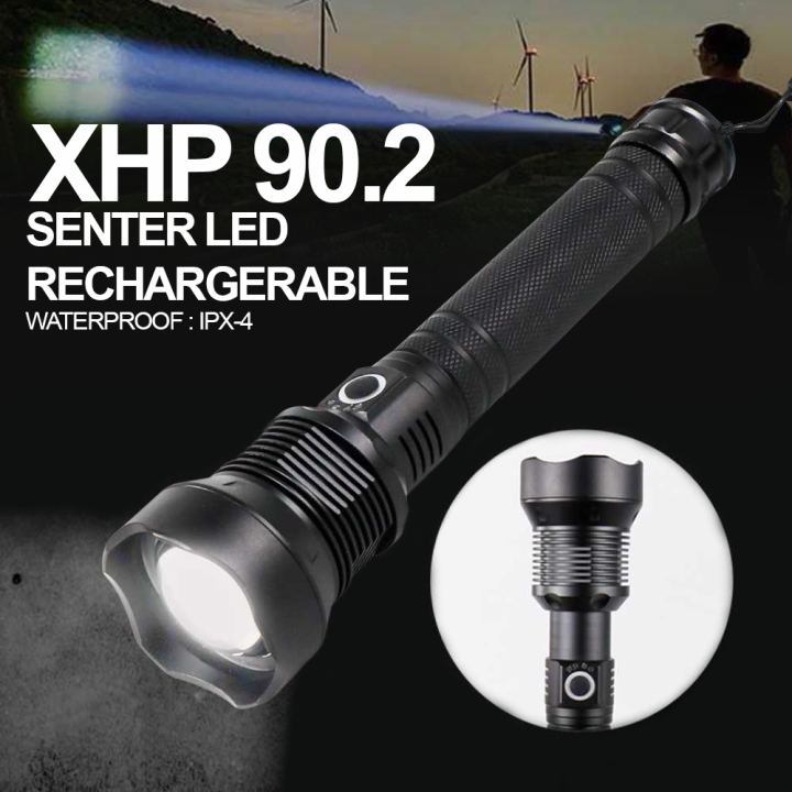 Senter LED Jarak Jauh 2Km Ori Long Range Zoom XHP90.2 90000 Lumens ... Senter LED Jarak Jauh 2Km Ori Long Range Zoom XHP90.2 90000 Lumens ...