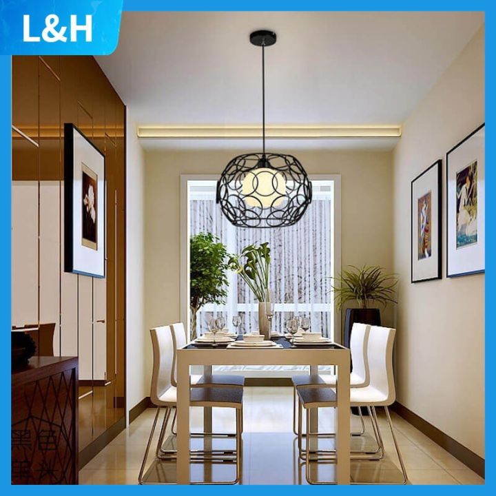L&H LED restaurant lamp modern simple creative ceiling lamp bar ...