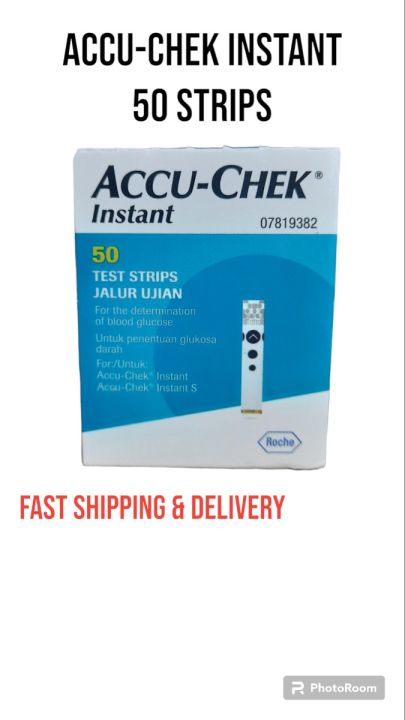 Accu Chek Instant Test strips 50s (1box) With Long Exp: July,21.2025 ...