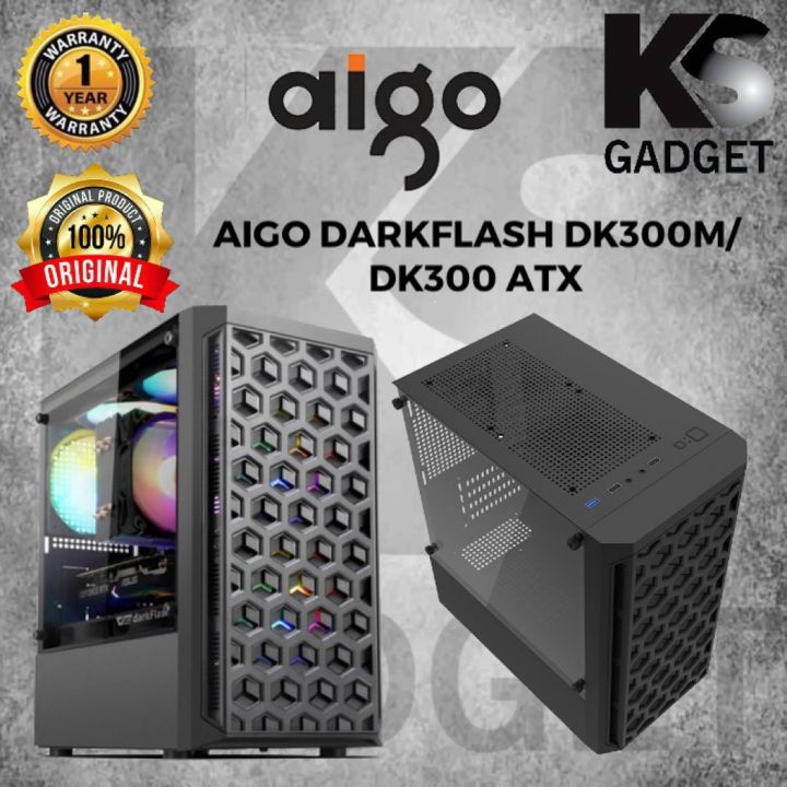 Aigo darkFlash dk300m/dk300 Airflow Gaming Case (MATX/ATX) | Lazada