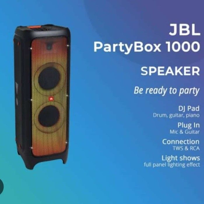 JBL Partybox 1000 /Party Box 1000 Bluetooth Speaker Premium High Power ...