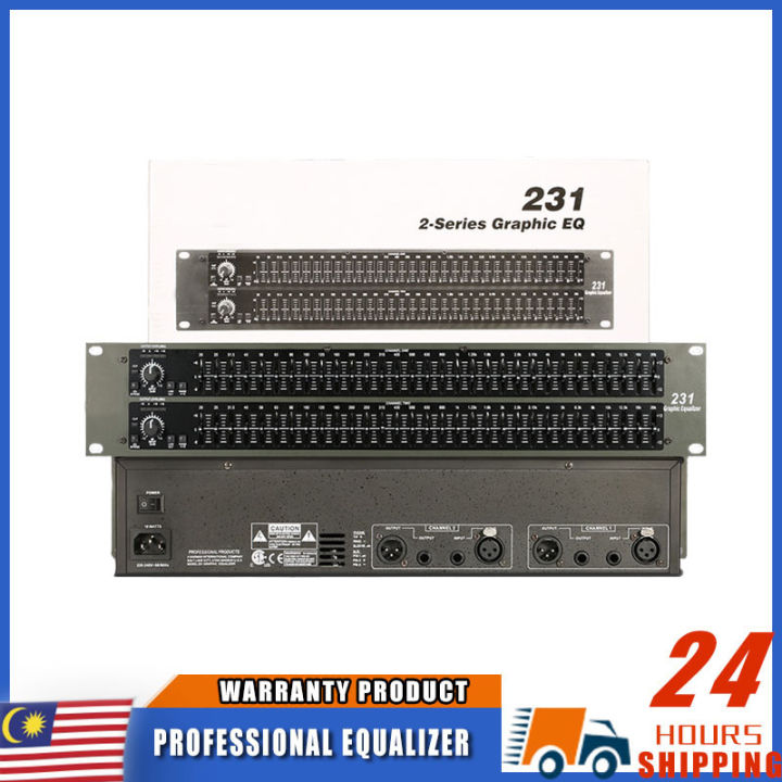 231/231S Professional Equalizer Dual channel 31 segments perform noise ...