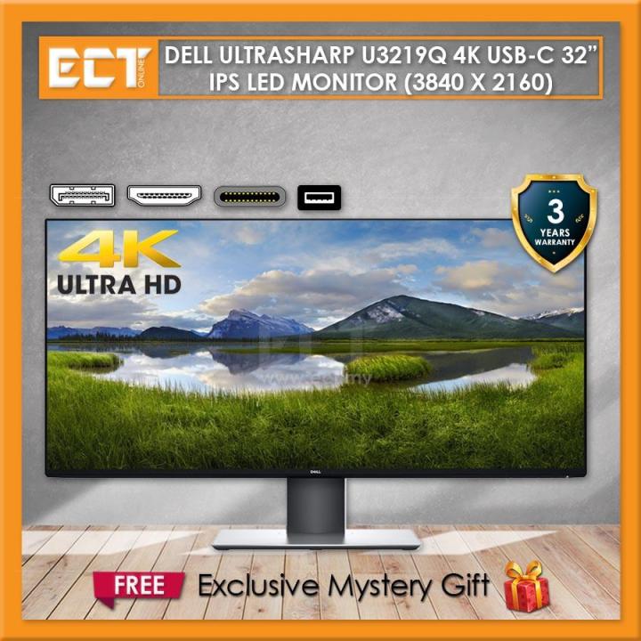 Dell U3219Q 32" Inch 4K USB-C UltraSharp IPS Monitor (3840x2160) | Lazada