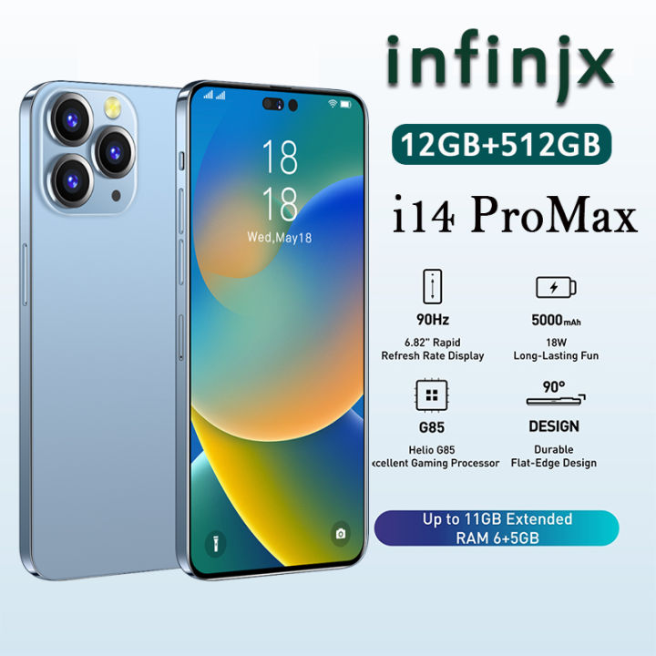 Infinjx Note i14 Pro max8GB +256GBRAM G90T Chipset Cinematic Dual ...