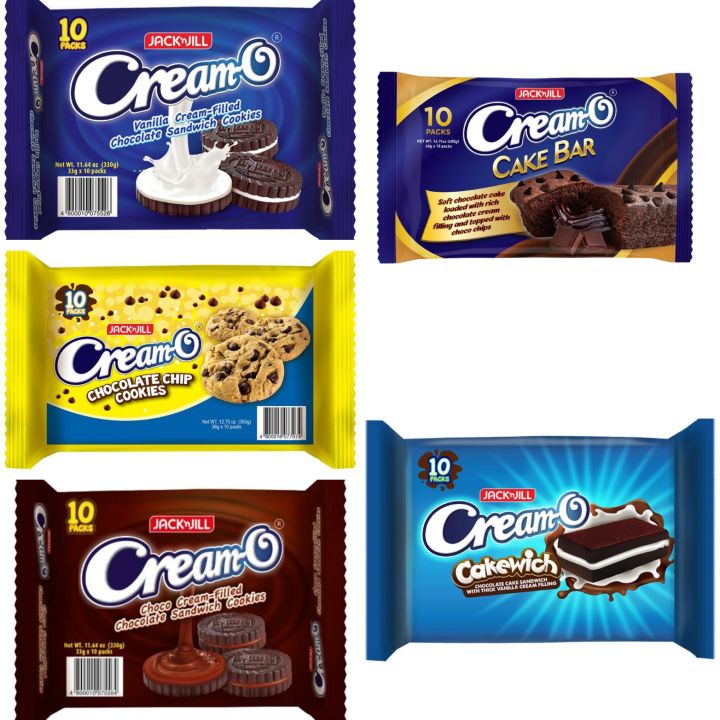 Cream O Sandwich Cookies 330g-400g x 10 packs | Lazada PH