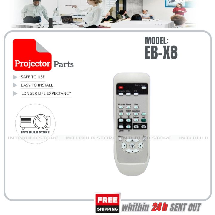 Epson projector remote control EB-X8 EB-S8 EB-W8 EB-S9 EB-X9 | Lazada PH