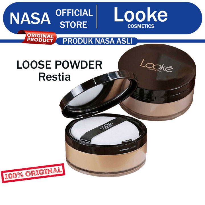 Looke cosmetic holy smooth and blur loose powder Restia Original ...