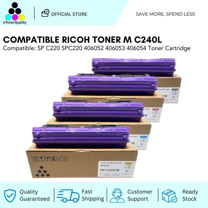 ETQ SP C220 Compatible Toner Cartridge for Ricoh M C240FW / P C200W | Lazada PH