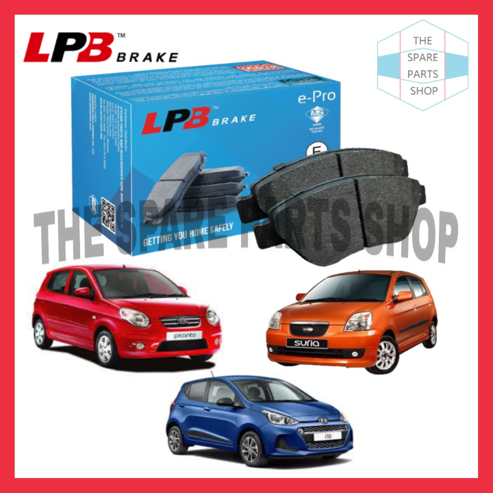 KIA PICANTO HYUNDAI I10 NAZA SURIA FRONT LPB DISC BRAKE PAD (A12500 ...