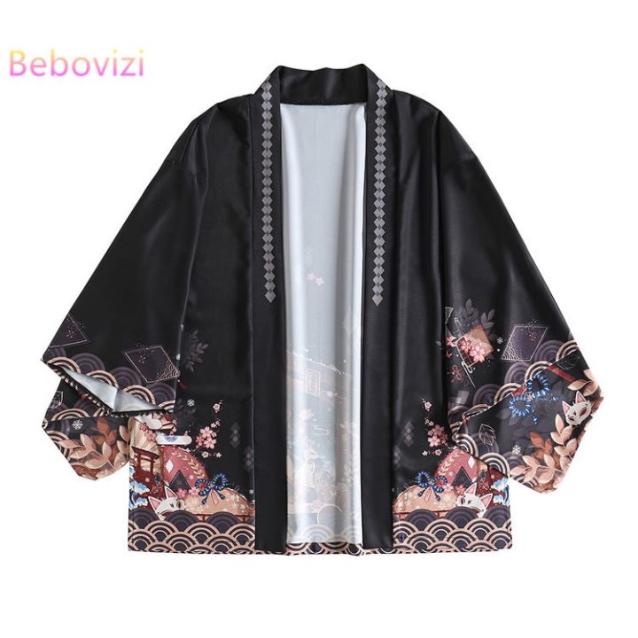 9 Style Harajuku Haori Kimono Cosplay Blouse Top Yukata New Summer ...
