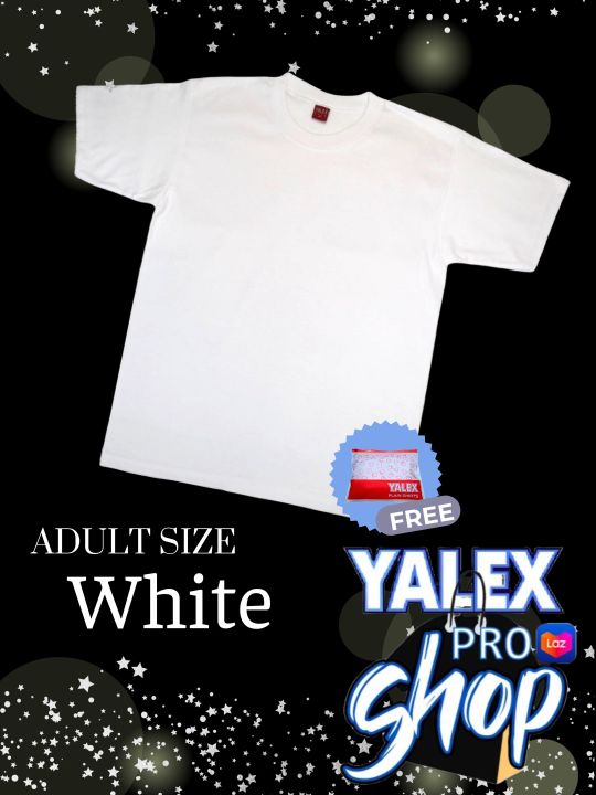 EXPORT QUALITY YALEX PRO PLAIN WHITE TSHIRT | Lazada PH