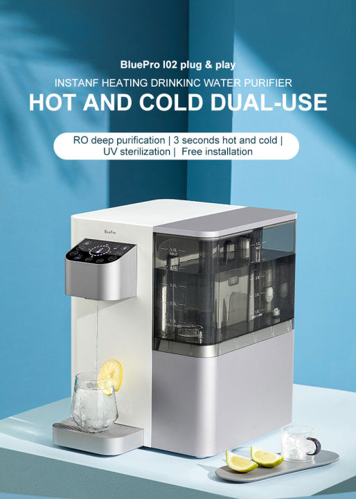 BluePro Instant Hot Water Dispenser I02 5L Hot and Cold Water Purifiers ...