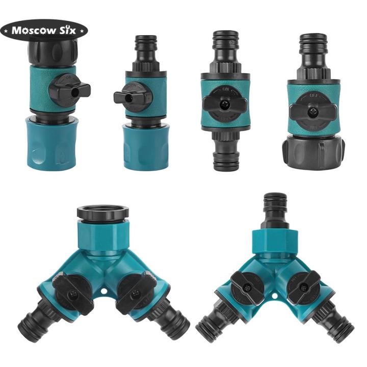 Garden Faucet Water Splitter Adjustable Tap Water Divider Double ...