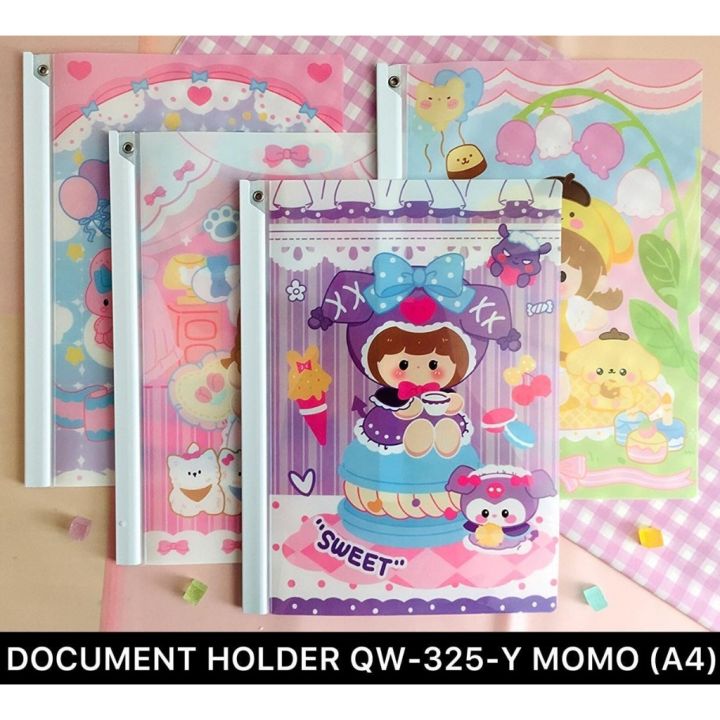 DOCUMENT HOLDER MAP KERTAS PENJEPIT FOLDER ORGANIZER KERTAS A4 MOMO ...