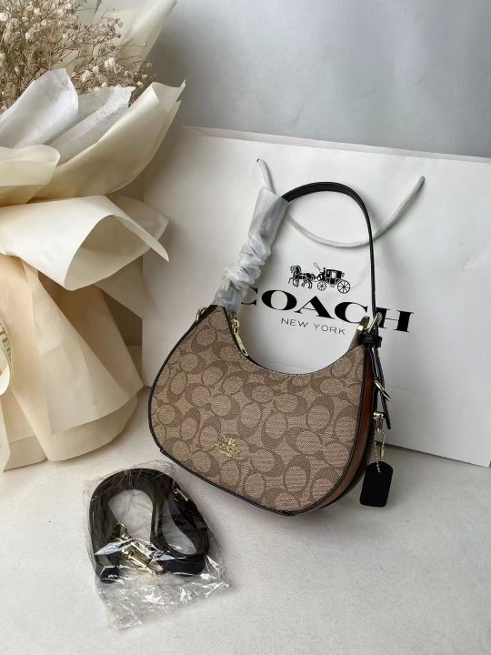 top ของแท้ 100%Coâćh F36674 กระเป๋าสะพายข้างผู้หญิง กระเป๋าสตรี ...