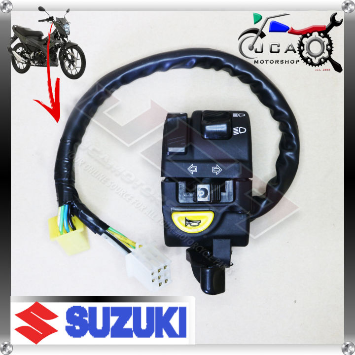 ORIGINAL SUZUKI HANDLE SWITCH ASSY, LEFT HAND FOR RAIDER 150 REBORN ...