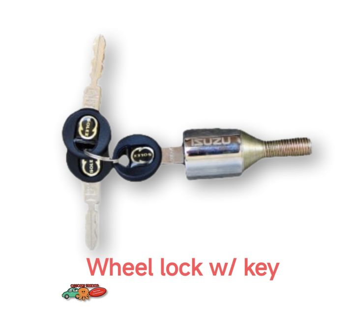 Spare tire Wheel lock 1.5 w/ keys for Isuzu vehicles and other brands ...