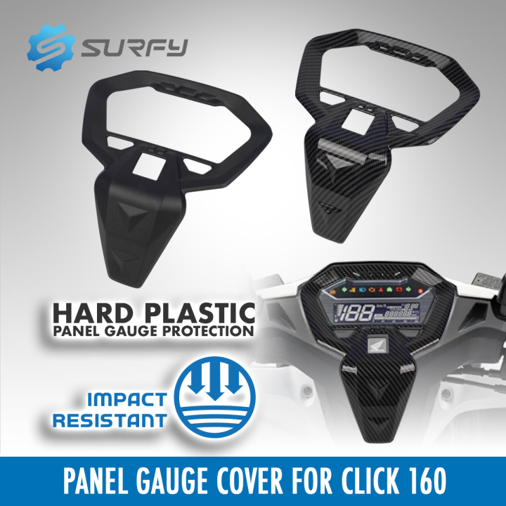 Honda Click 160 Panel Gauge Cover Fully Protector Garnish Carbon Fiber ...
