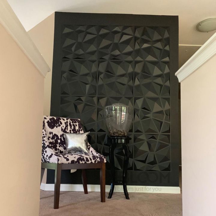 【BEUMK】 Sleek PVC Wall Panel Waterproof 3D Tiles for Stylish Room ...