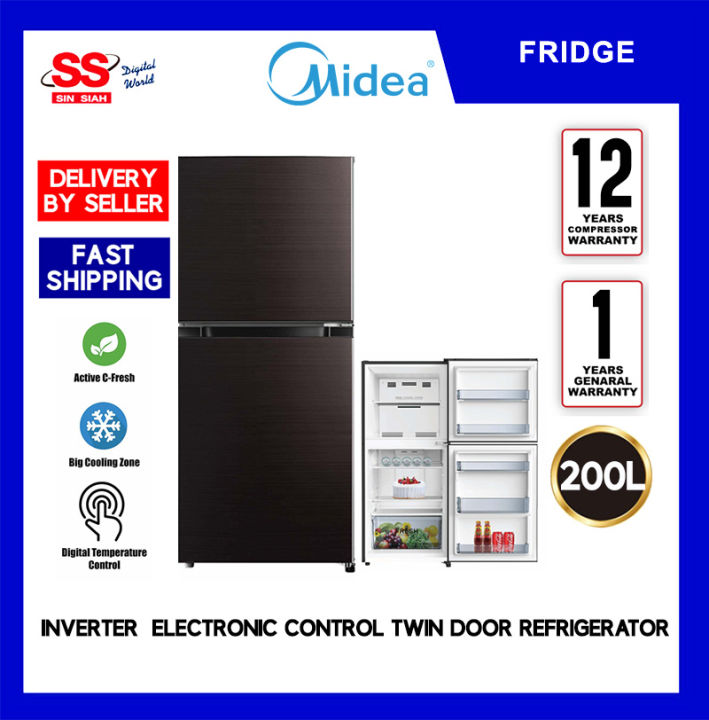 SEDA 4.0 VOUCHER 】Midea 200L MDRT268MTB28-MY | 240L MDRT307MTB28-MY ...