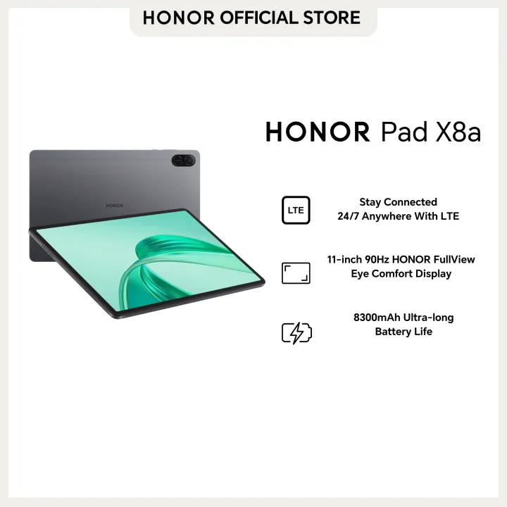 Tariff war adjusting inventory HONOR Pad X8a LTE 8(4+4)GB+128GB 11" 90Hz Rate Eye Comfort HONOR ...