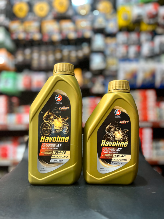 Caltex Havoline Super 4T Fully Synthetic 5W-40 Zoom Tech: Available in ...