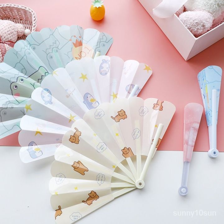 Classic Cartoon Cute Handheld Fan Student Foldable Hand Fan Children's ...