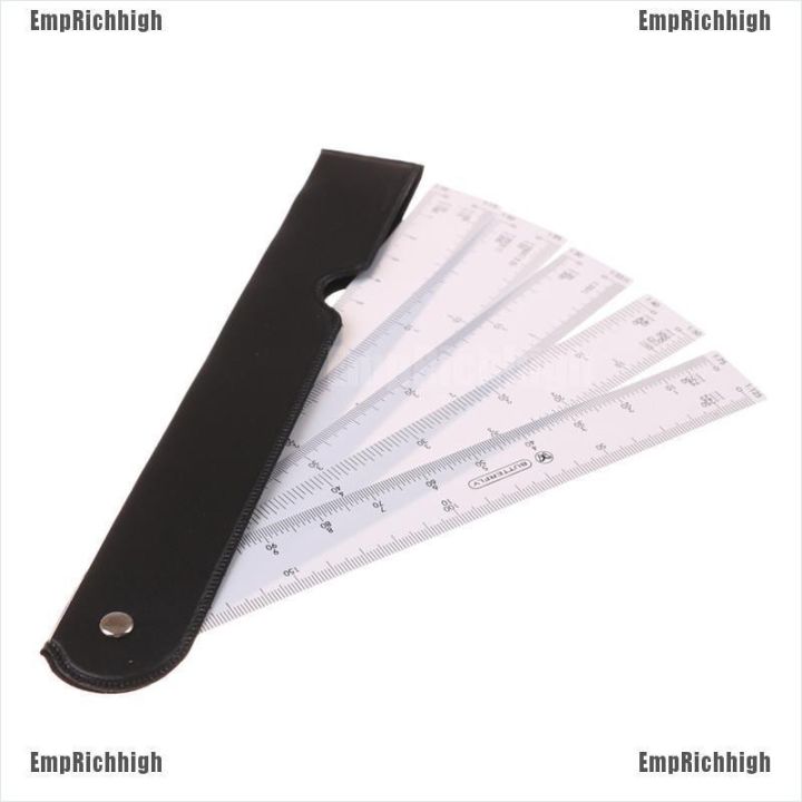EmpRichhigh Fan Shape Architects Scale Ruler For Graphics Design Multi ...