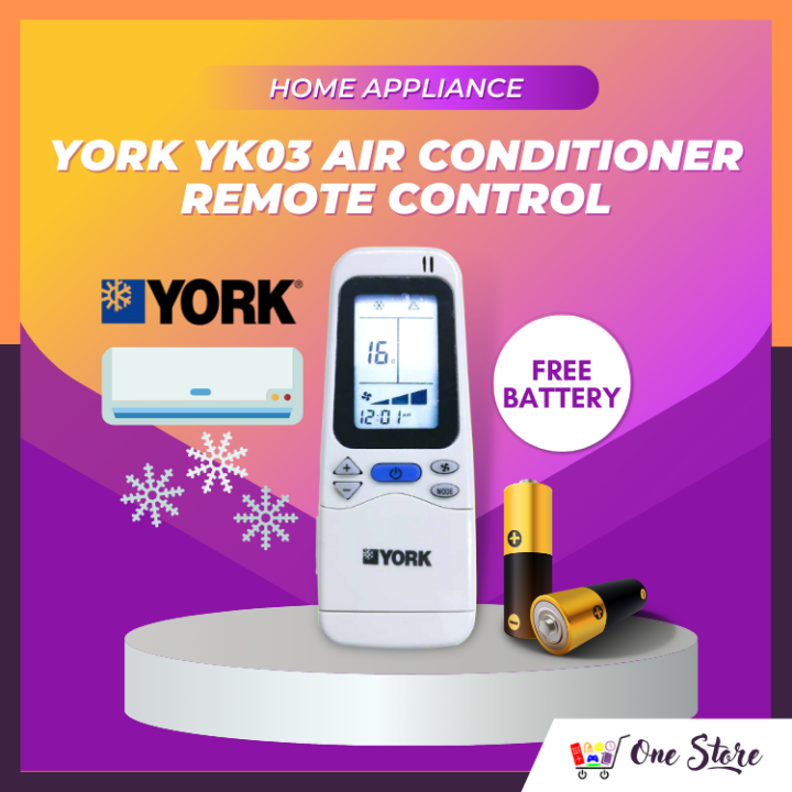 York YK03 air conditioner remote control | Lazada