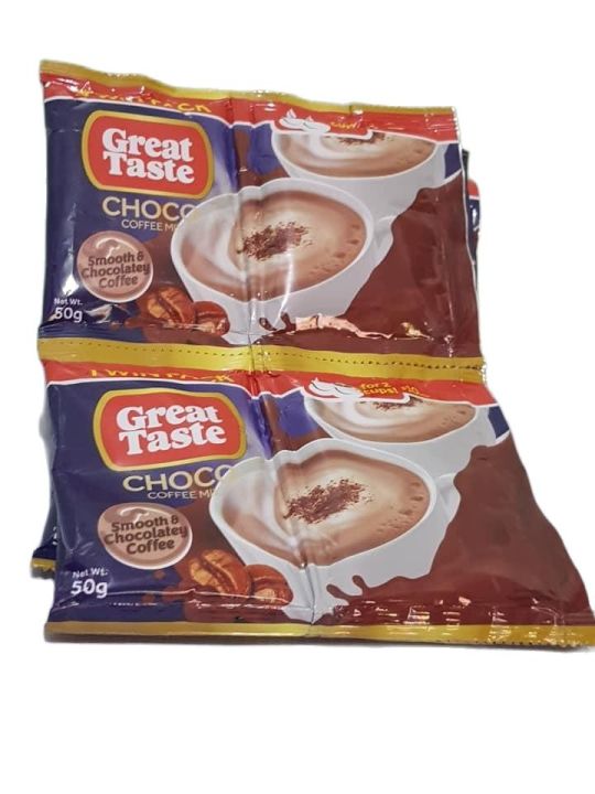 GREAT TASTE CHOCO Coffee Mix (30 packs x 50 grams) | Lazada PH