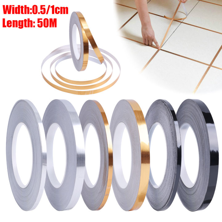 50M Self Adhesive Ceramic Tile Mildewproof Gap Tape Waterproof Seam ...