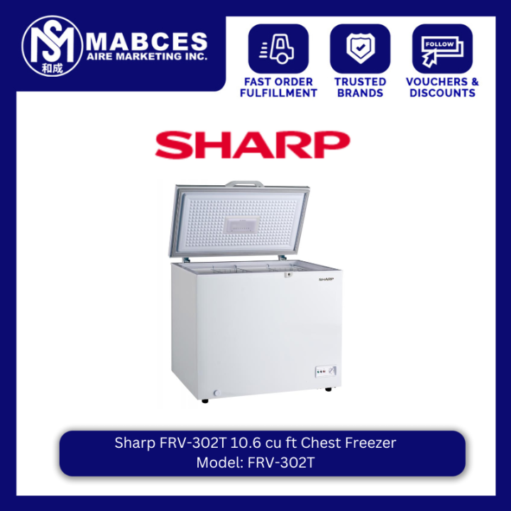 Sharp FRV-302T 10.6 cu ft Chest Freezer | Lazada PH