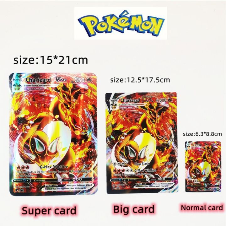 Big Pokemon Cards Vstar Pack Pikachu Mewtwo Charizard Super Rare ...