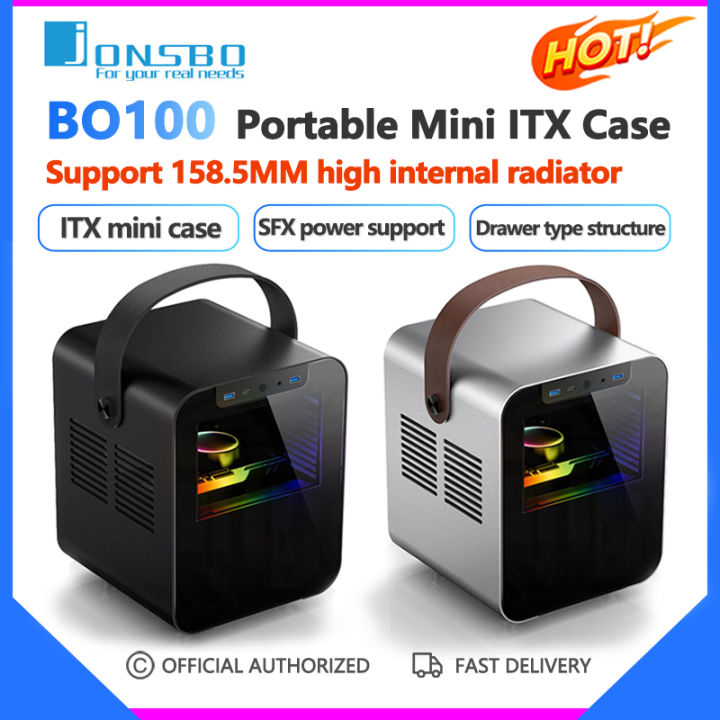 Jonsbo BO 100 ITX Aluminum Case MINI Portable Computer Chassis Drawer ...