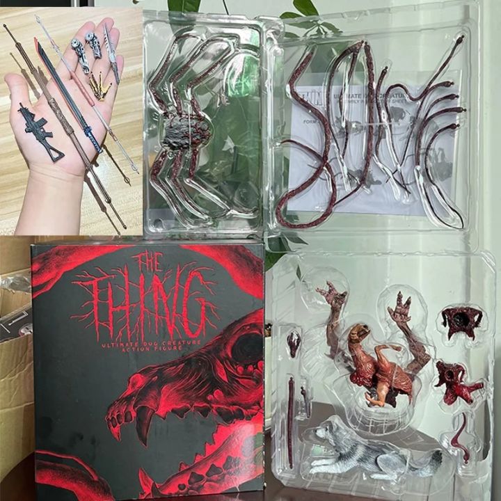 NECA Figure Collectible The Thing Deluxe Ultimate Dog Creature Scale ...