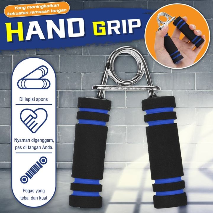 HTD Sport Handgrip Adjustable Hand Grip 5-60 kg Alat bantu fitness Otot ...