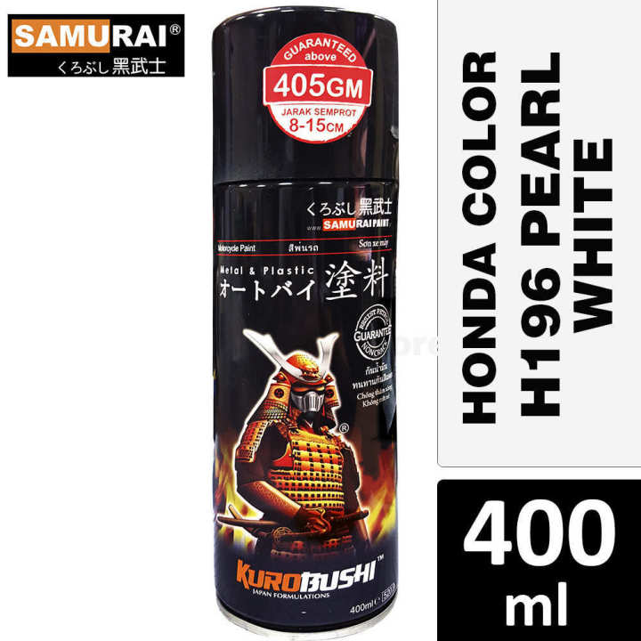 Samurai H196** PEARL WHITE SAMURAI HONDA 400ML [Made in Malaysia ...