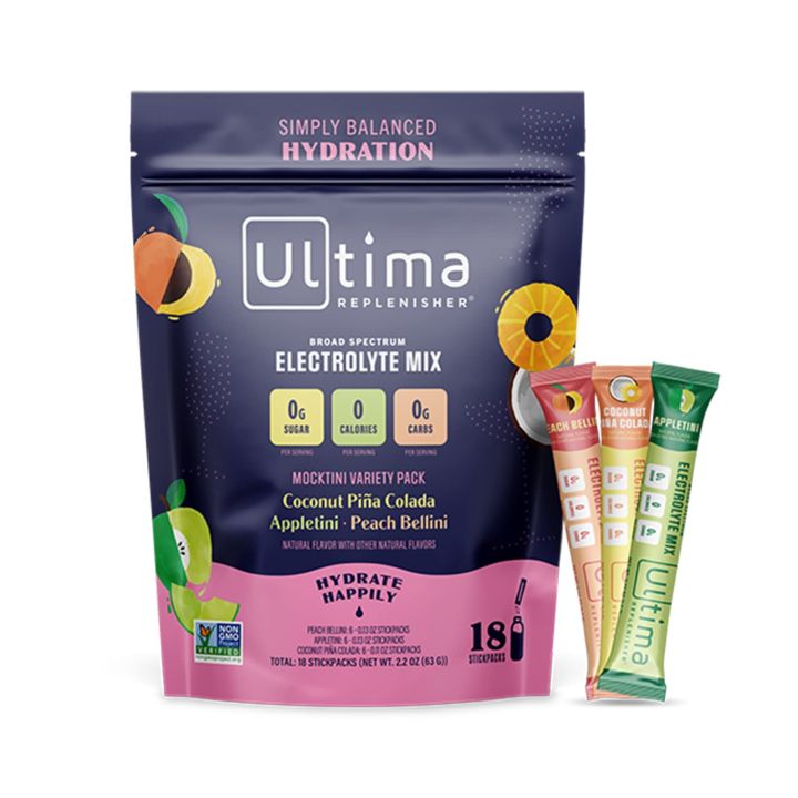 ULTIMA Replenish Hydration Electrolyte 1 Sachet - 生酮饮食 Vegan Zero Sugar ...