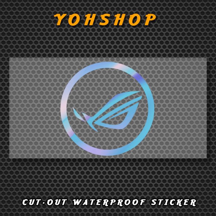Asus ROG Logo | PC Enthusiast | Waterproof Vinyl Cut out Sticker Decal ...