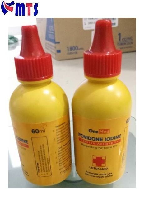 COD - Onemed Povidone Iodine Ecodine 60 ml Obat Merah Antiseptik 60ml ...
