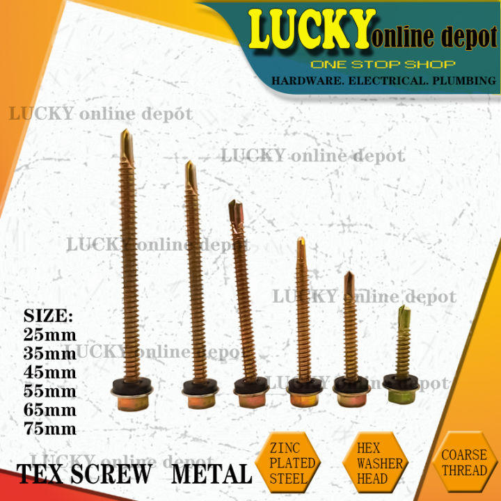 TEK SCREW FOR METAL/WOOD SOLD PER 100PCS SIZES: ( 25mm,35mm,45mm,55mm,65mm )WOOD ( 50mm,65mm ...
