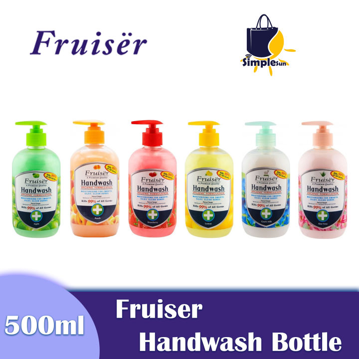 Fruiser Handwash | Sabun Tangan Botol | Bottle 500ml [ Apple | Peach ...