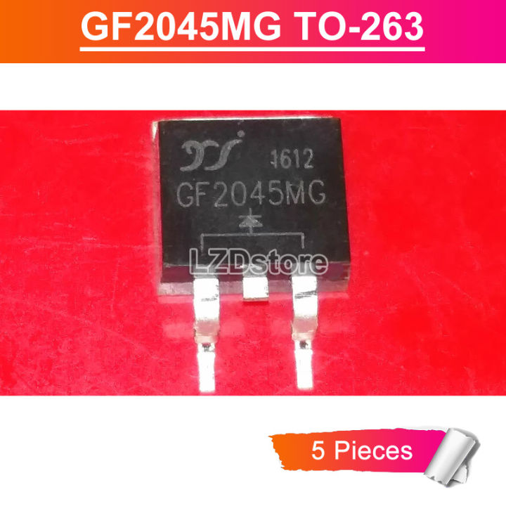 5pcs Gf2045mg To 263 Gf 2045 Mg To263 Smd 20a45v Schottky Barrier