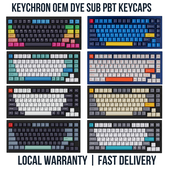 Keychron OEM Profile Dye-Sub PBT Keycap Set - Suitable for Keychron K2 ...