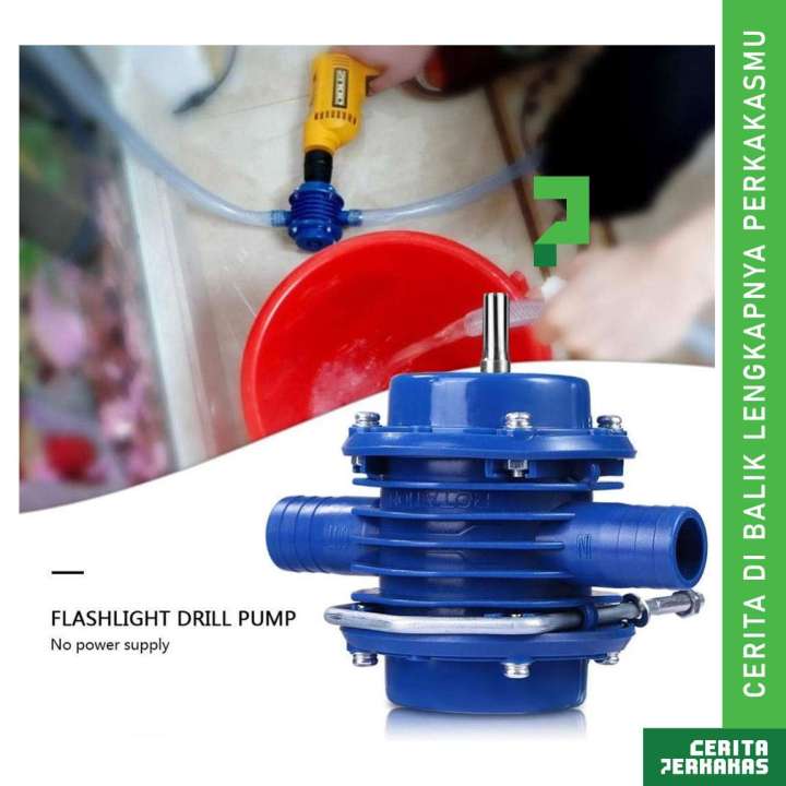Air Pompa Bor CP / Electric Drill Powered Water Pump Listrik / Self ...
