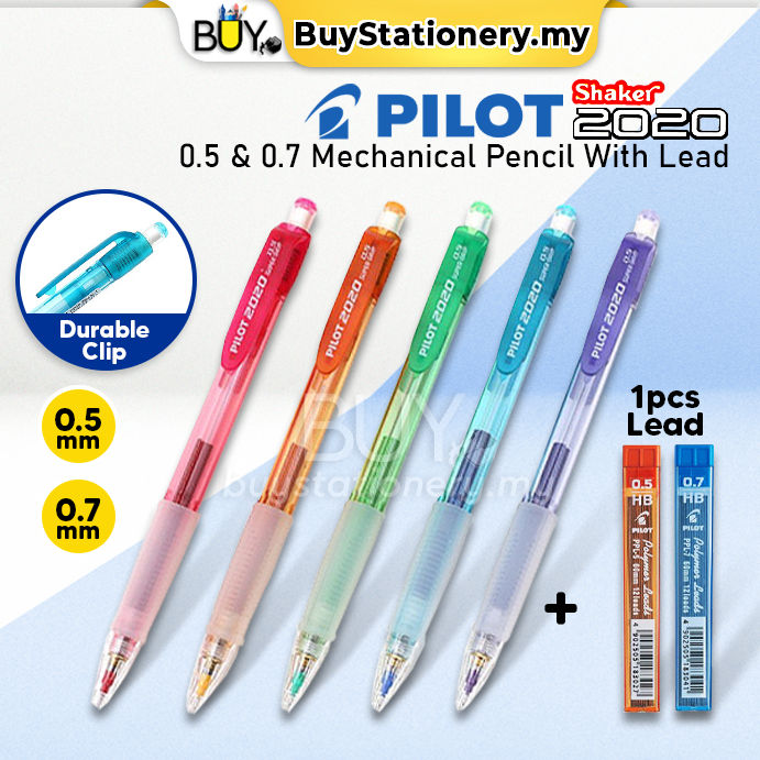 Pilot 0.5 0.7 The Shaker 2020 Mechanical Pencil Free Lead - (PKT) Pilot Mechanical Pencil Lead ...
