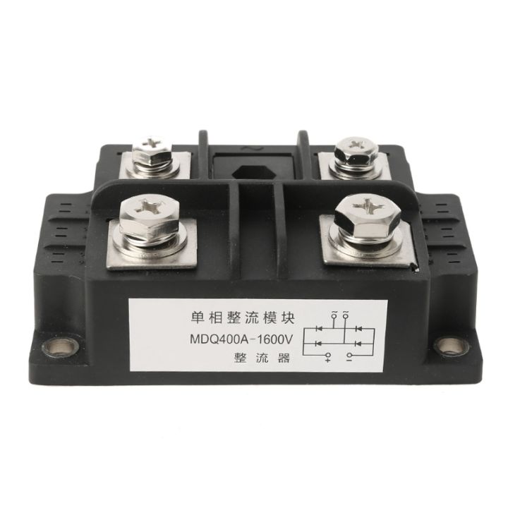 MDQ 4 Terminals Black Single-Phase Diode Bridge Rectifier 400A Amp High ...