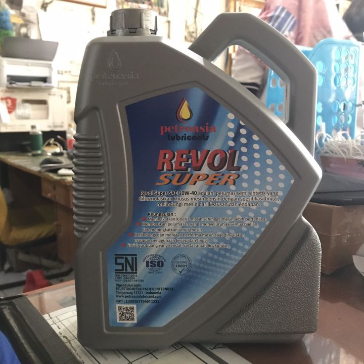Oli Petroasia Revol Super 10W40 Galon 4liter | Lazada Indonesia