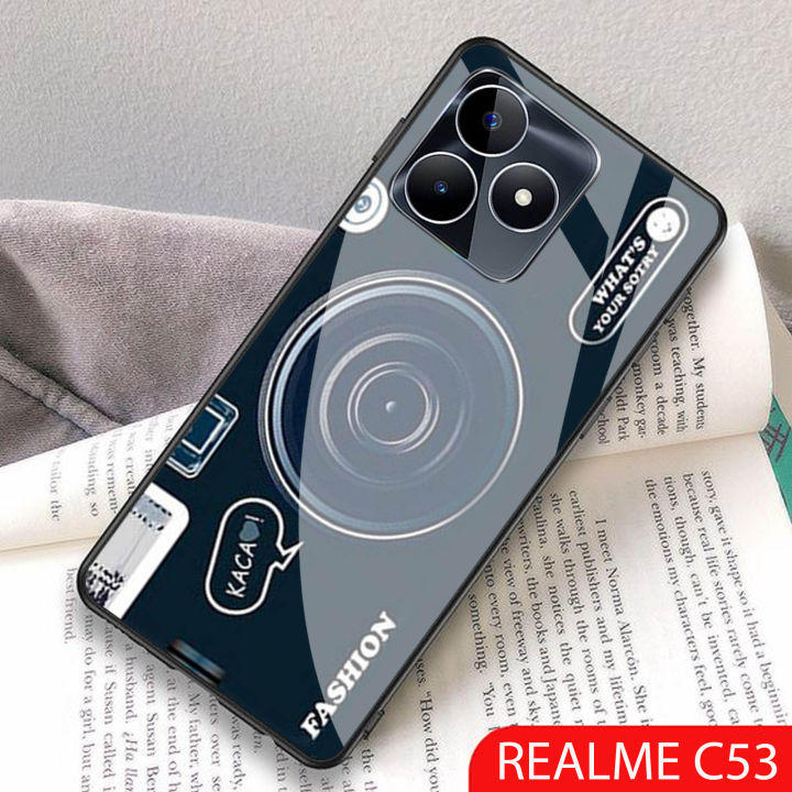 Realme C53 - Softcase Glass Kaca - Casing Handphone Realme C53 - [ A25 ...