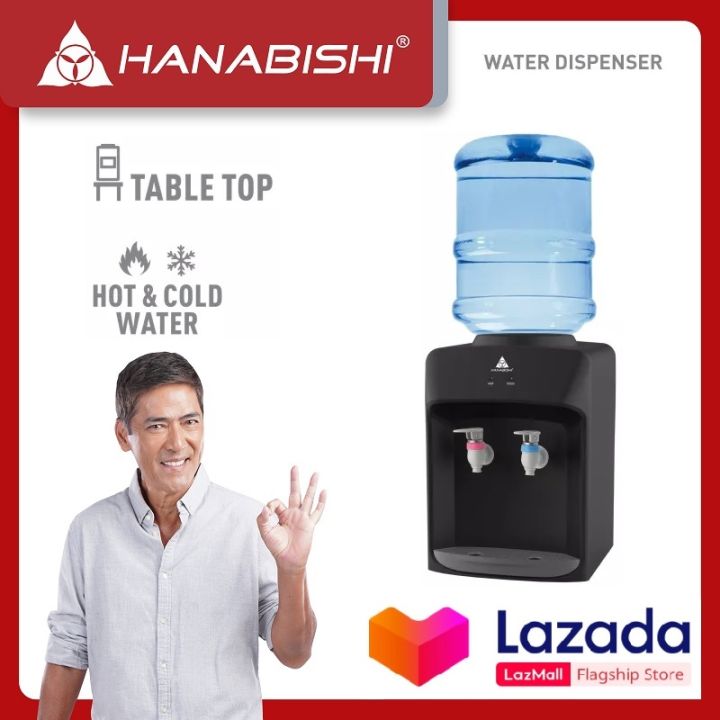 Hanabishi Water Dispenser HTTWD-300 | Hot and Cold Table Top Water Dispenser HTTWD300 | Lazada PH